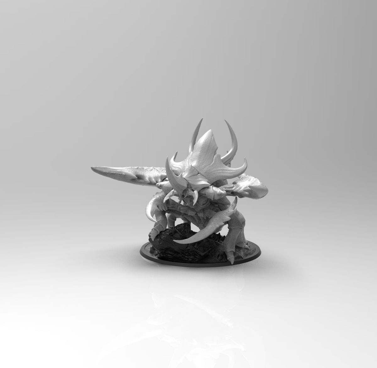 E175 - Legendary creature design, The Ankh King on the rock, STL 3D mo ...