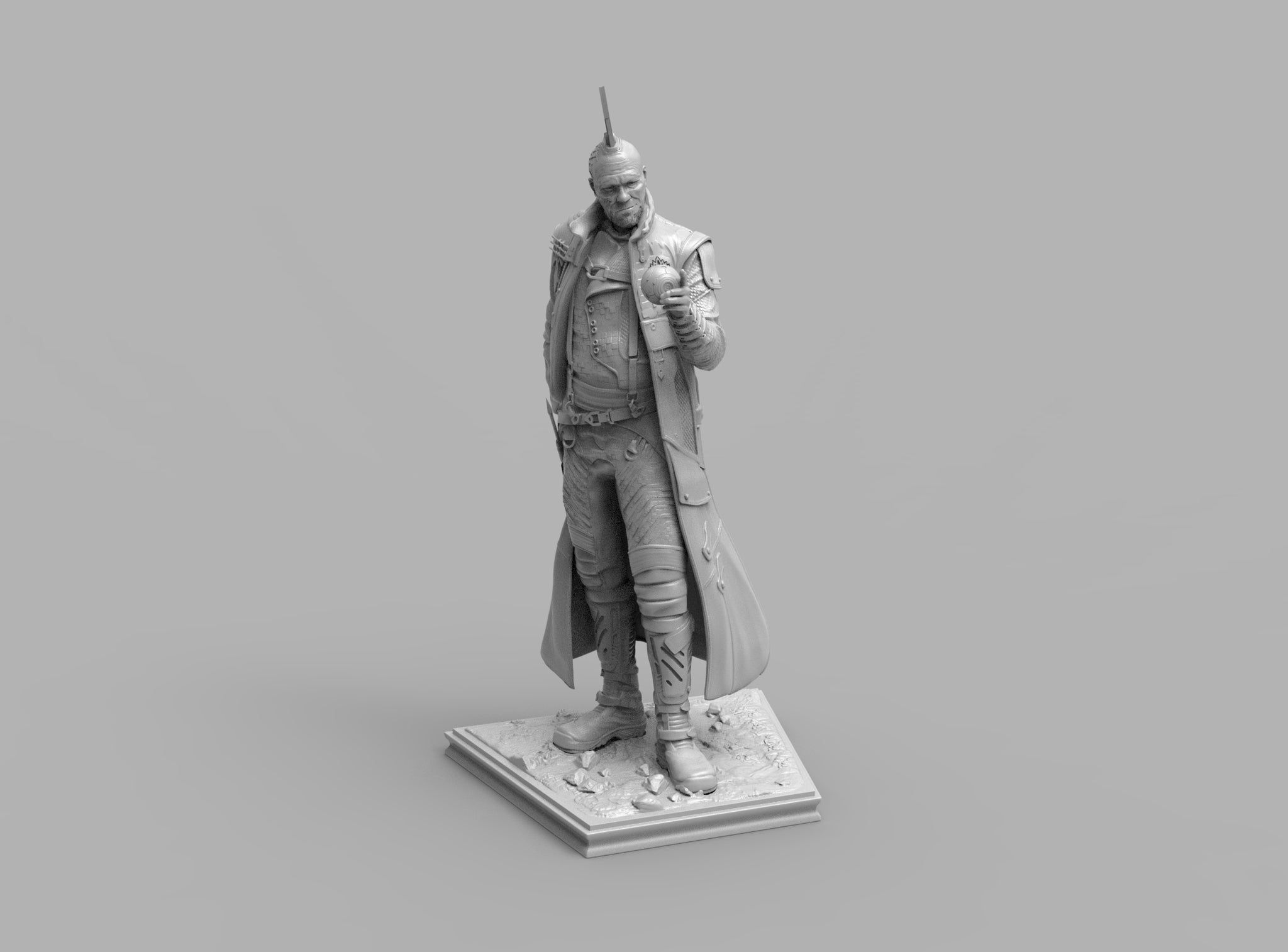 A300 - Comic character design, GOTG Character Yonduu, STL 3D model des ...
