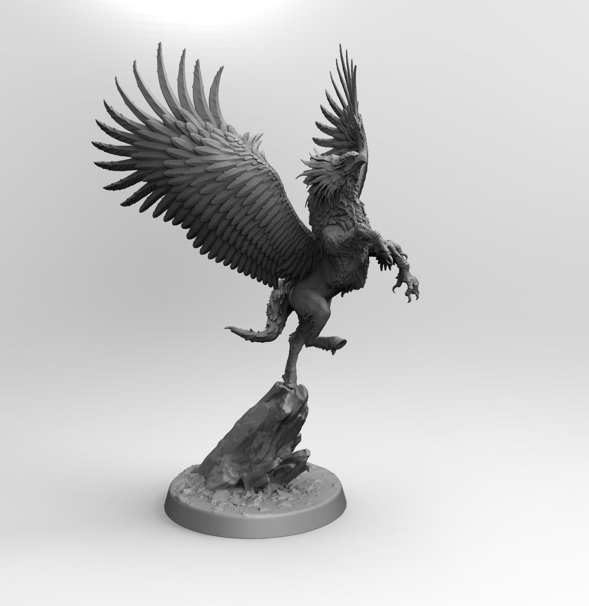 B008 - Legendary Creature ( 2 types ) , The Griffon ,STL 3D model Prin ...