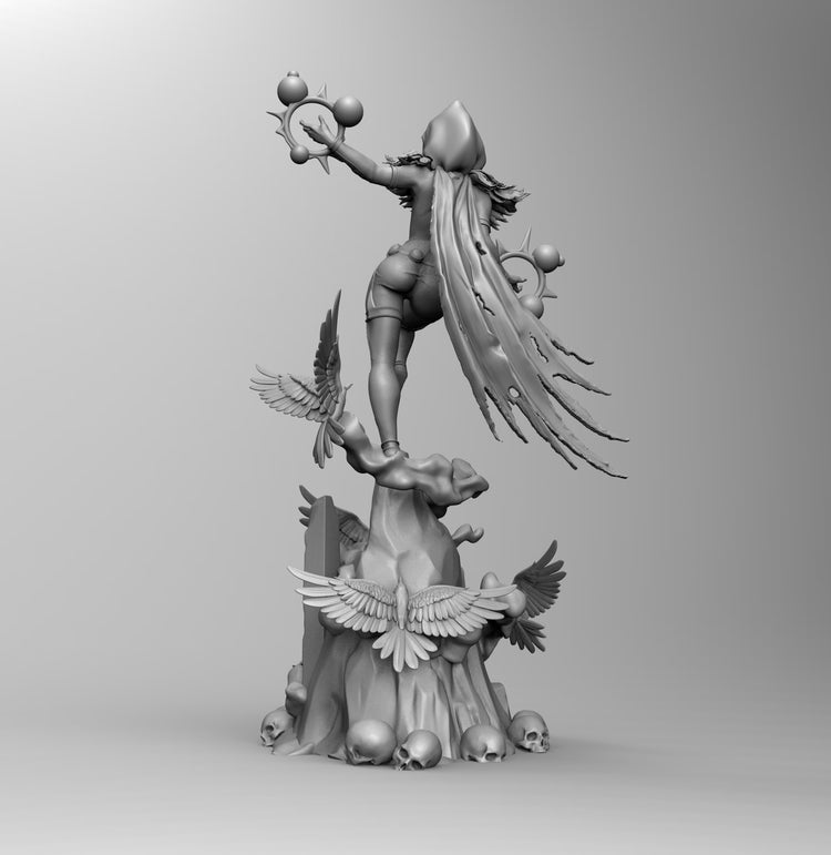 B048 - DC Comics Heroes, Raven STL 3D Model design print – World of STL