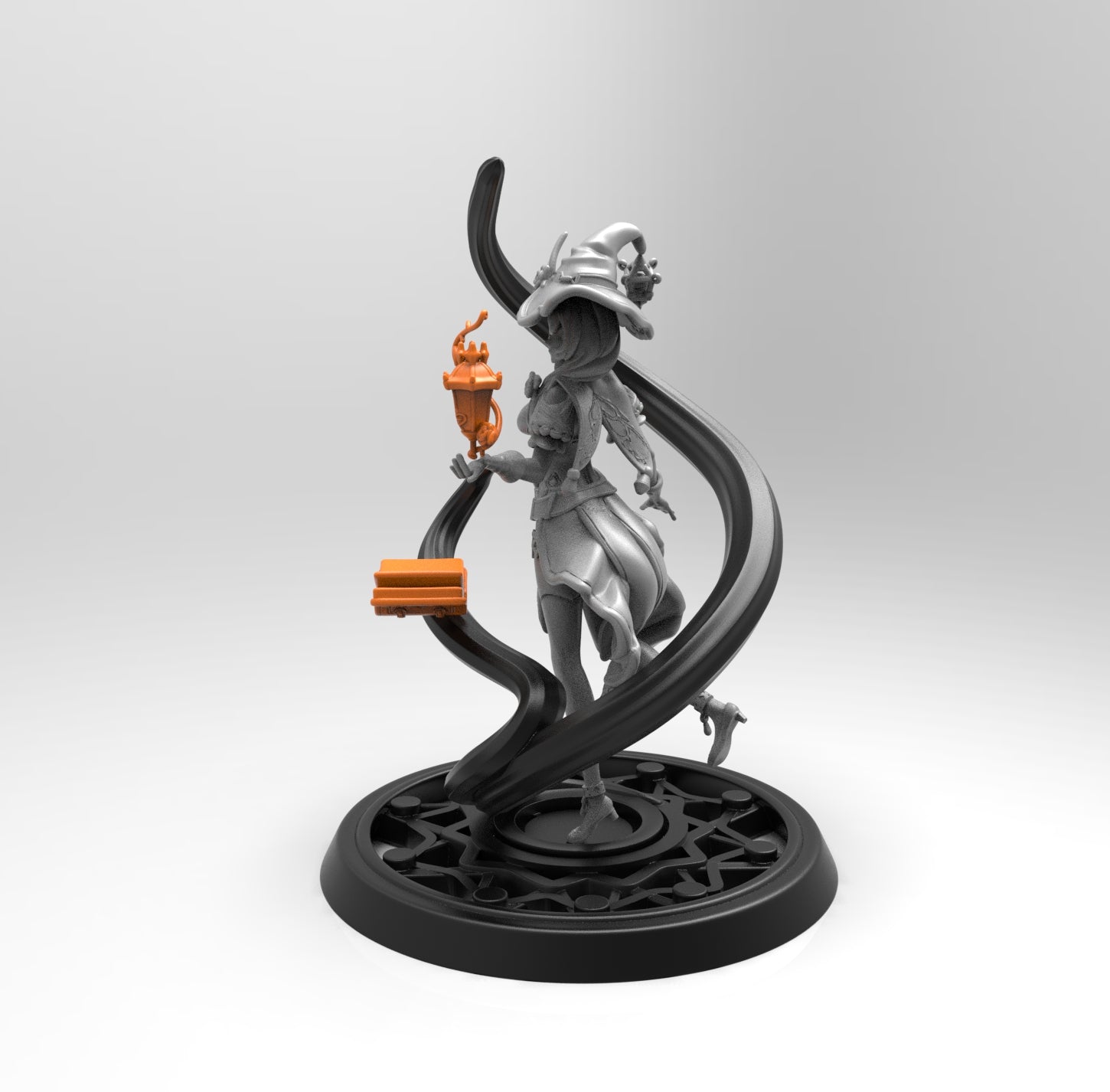 E347 - Games character design, The OXO GI girl statue, STL 3D model de ...