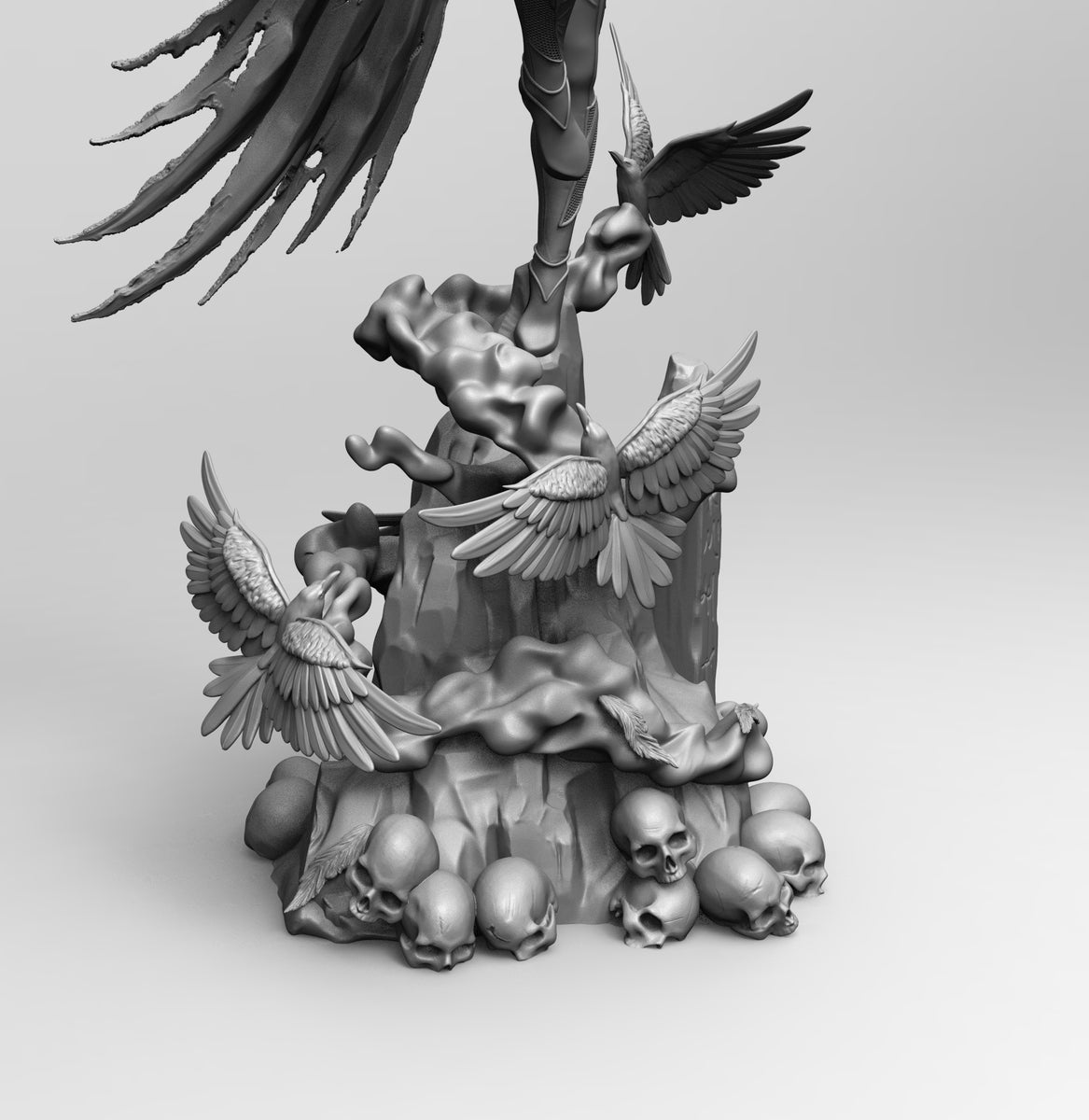 B048 - DC Comics Heroes, Raven STL 3D Model design print – World of STL