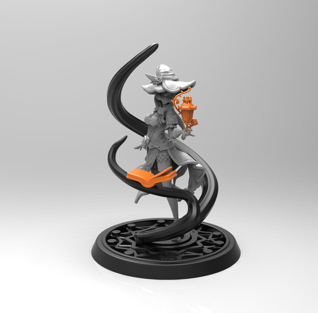 E347 - Games character design, The OXO GI girl statue, STL 3D model de ...