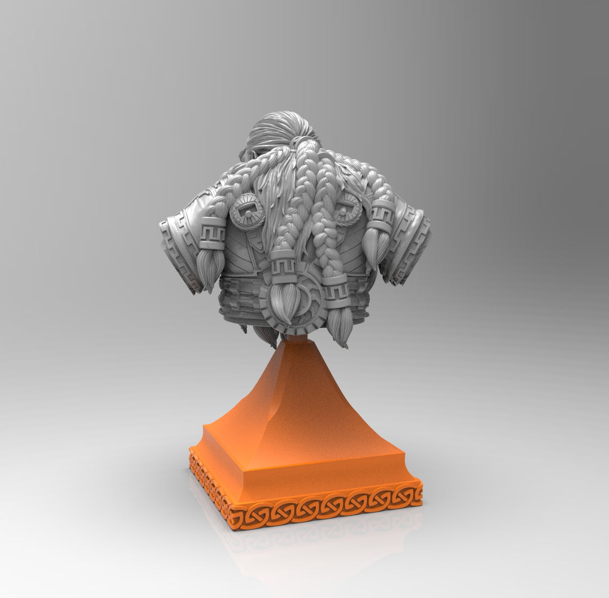 E351 - Legendary character bust, The Dwarf Peti bust design, STL 3D mo ...