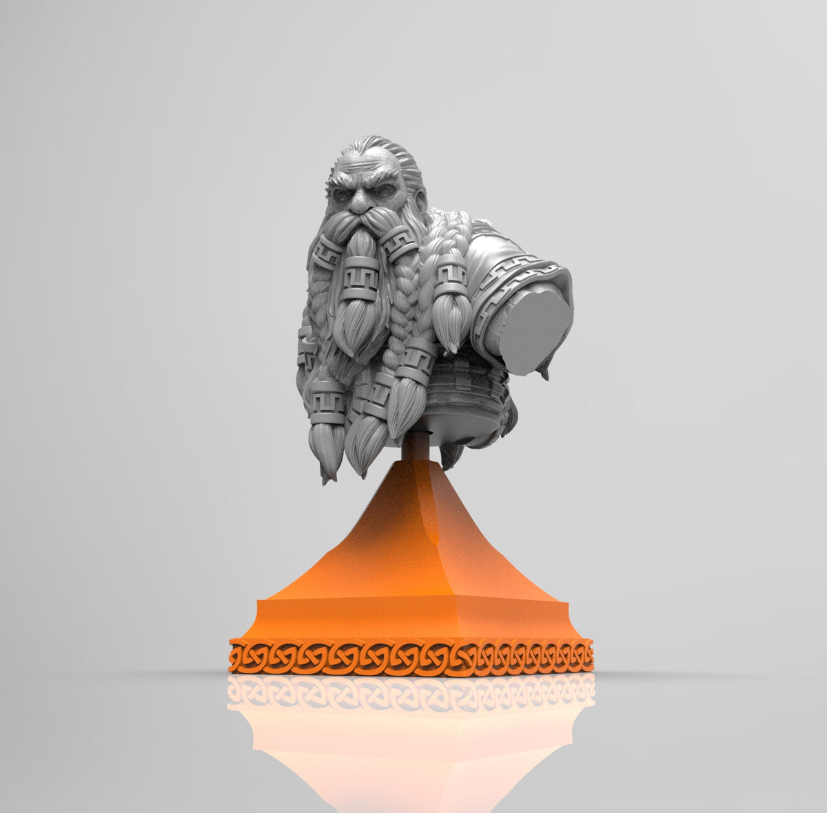 E351 - Legendary character bust, The Dwarf Peti bust design, STL 3D mo ...