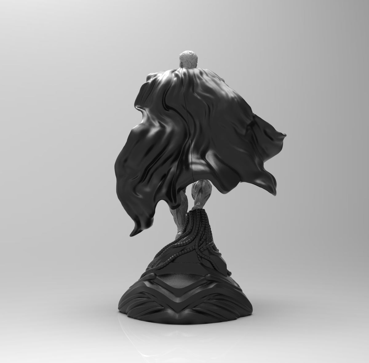 E354 - Comic character design, The Mecha S man statue, STL 3D model de ...