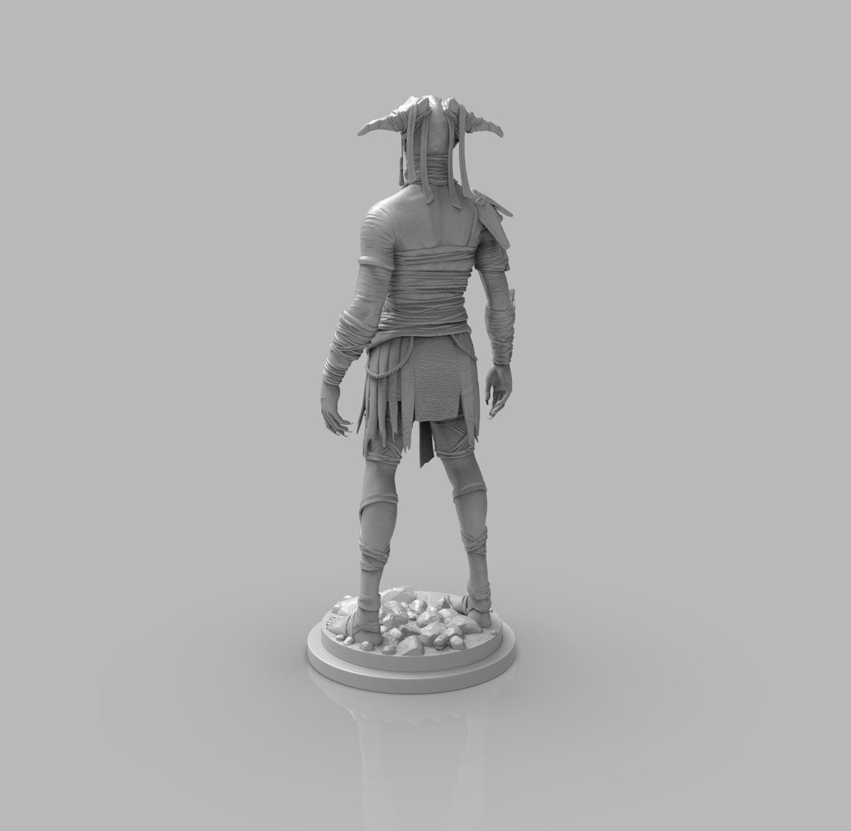 A382 - Games character design, The Dark elf of God battle, STL 3D mode ...