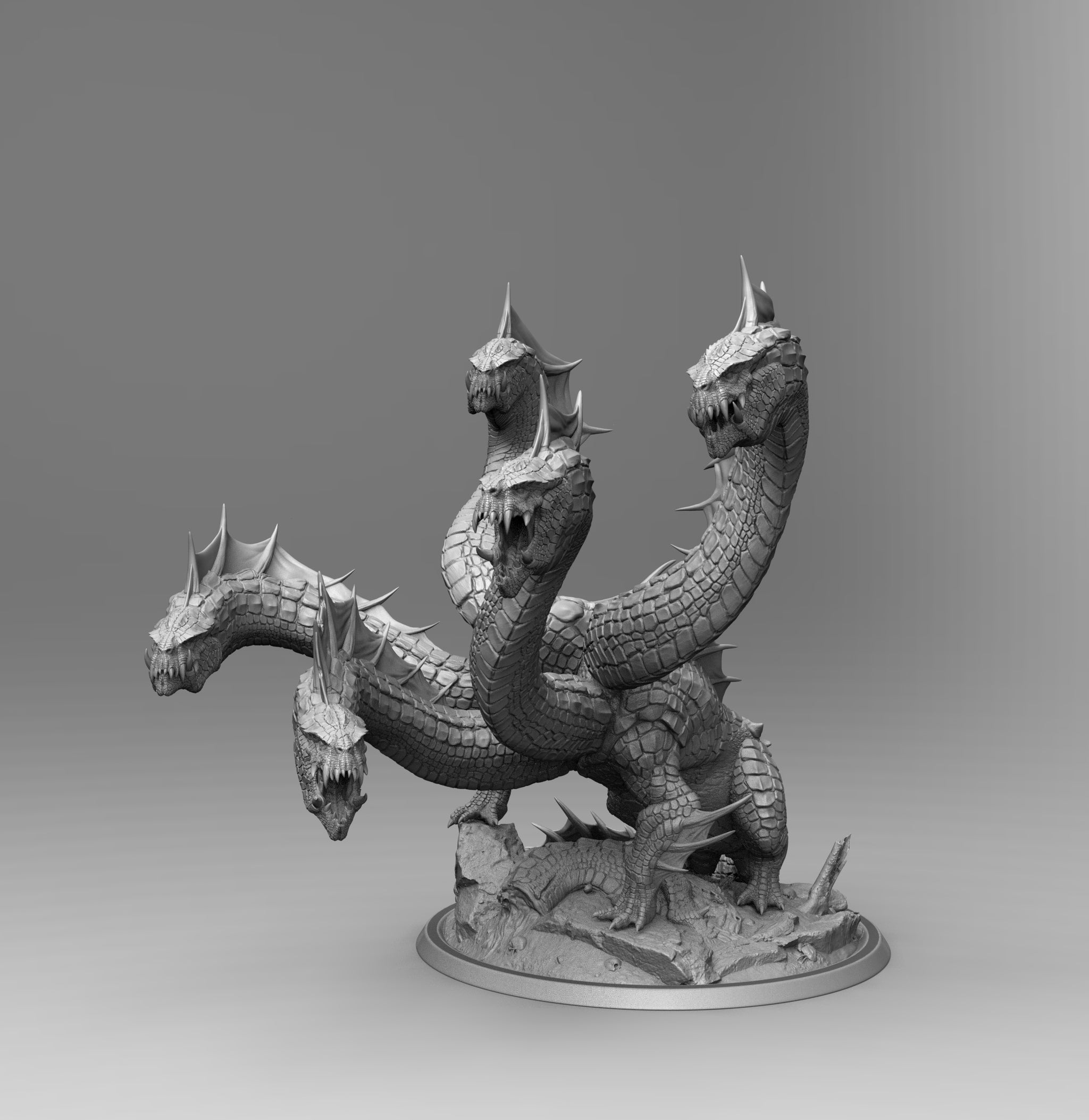 B058 - Hydra, Legend creature design, STL 3D model design print – World ...