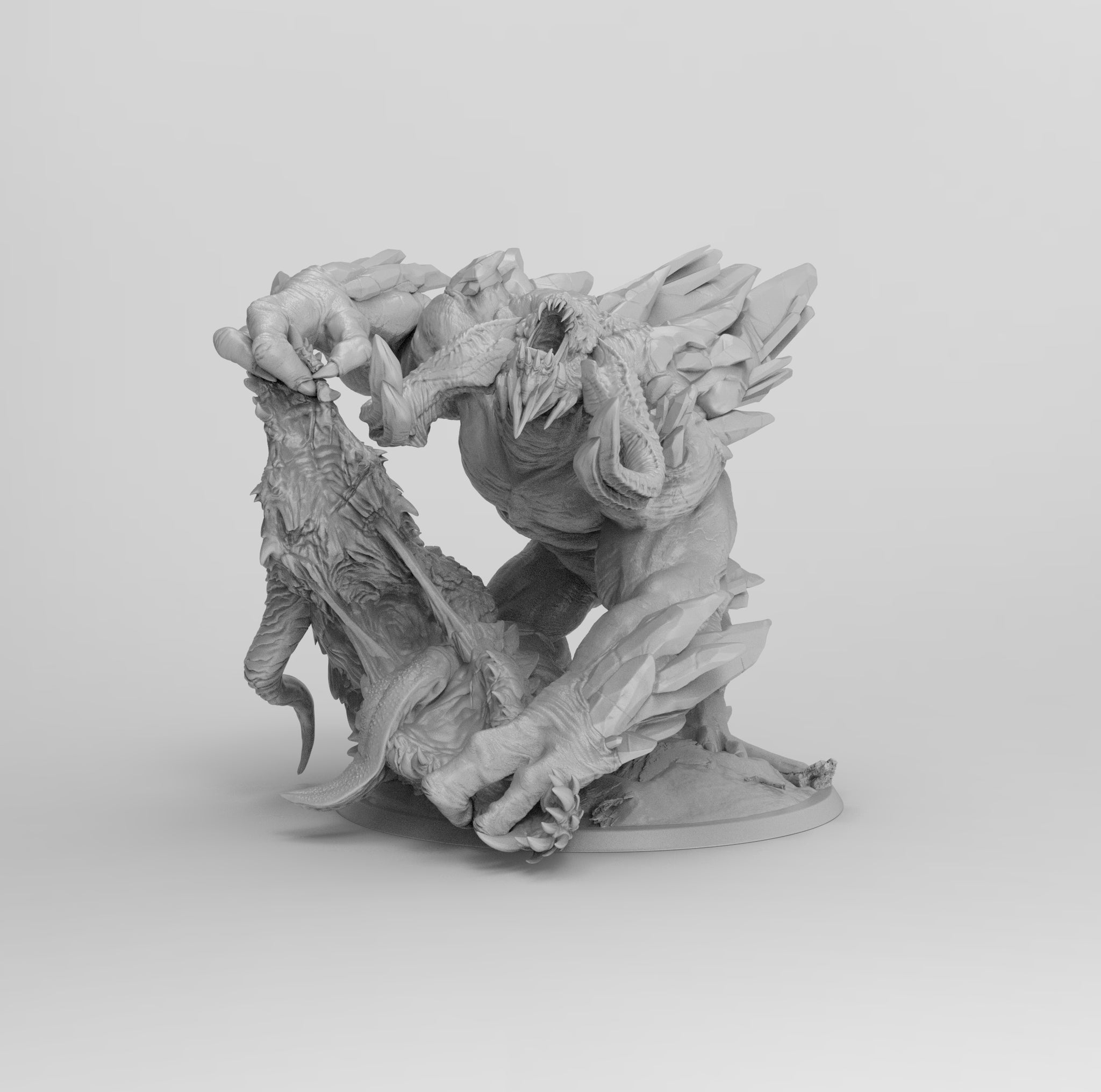 B092 - Frost Behemoth , Legendary creature , STL 3D model design print ...