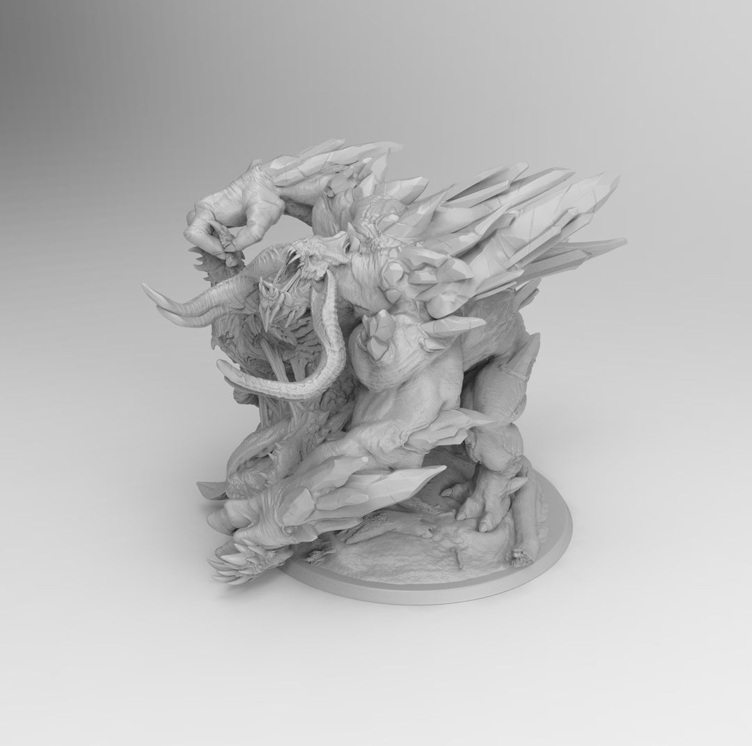 B092 - Frost Behemoth , Legendary creature , STL 3D model design print ...