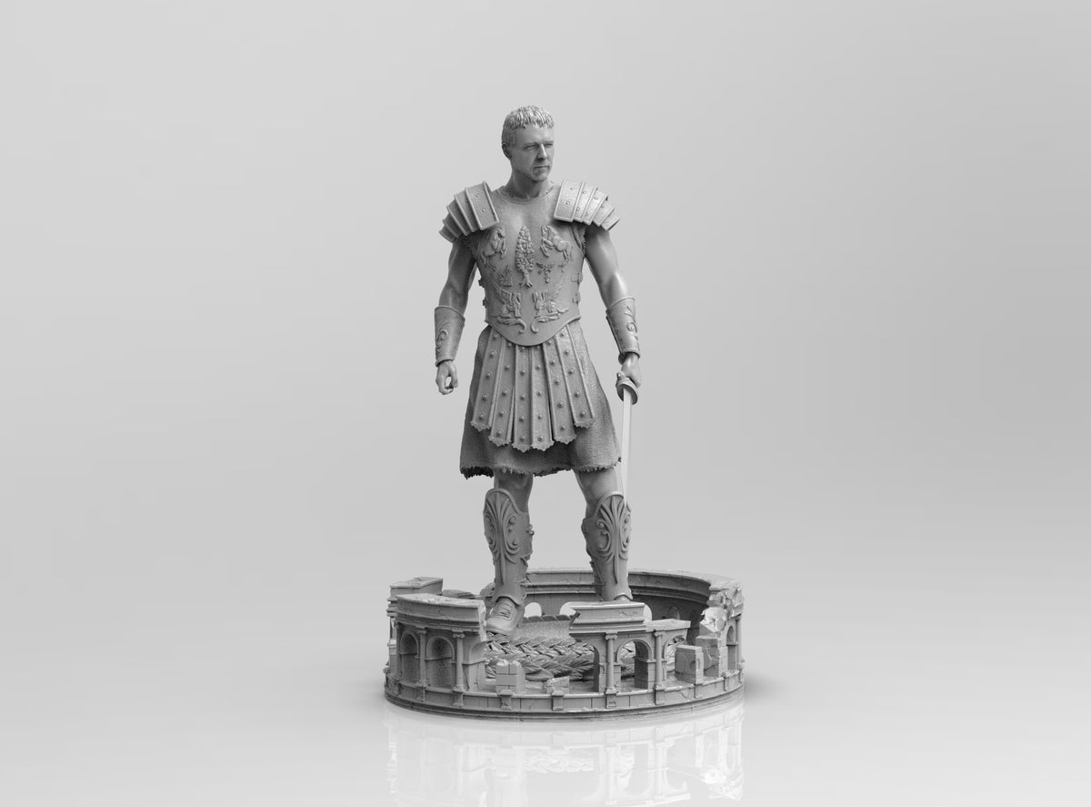 A446 - Movie character design, The Roman Warrior, Gladiator, STL 3D mo ...