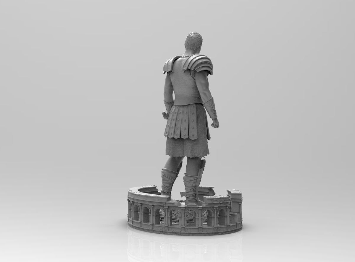 A446 - Movie character design, The Roman Warrior, Gladiator, STL 3D mo ...