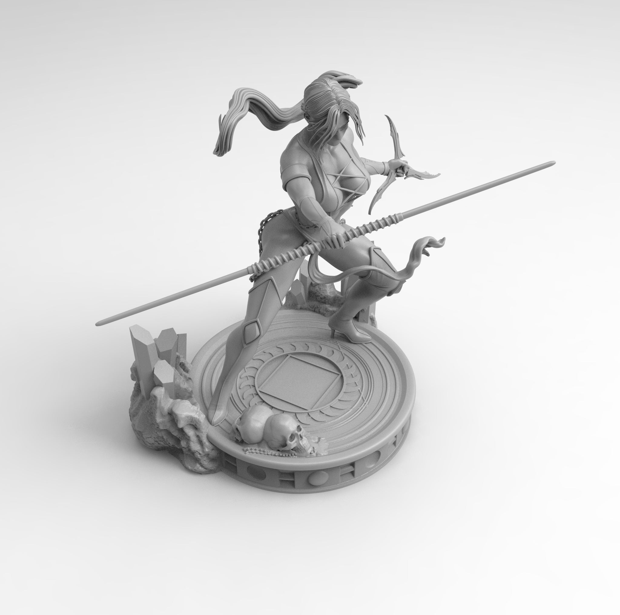 A122 - Sexy Mortal Character, The Jade STL 3D model design files – World of STL